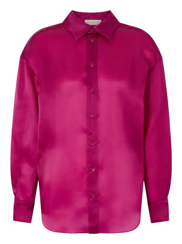 KALLMEYER Dani Silk-organza Shirt - Pink