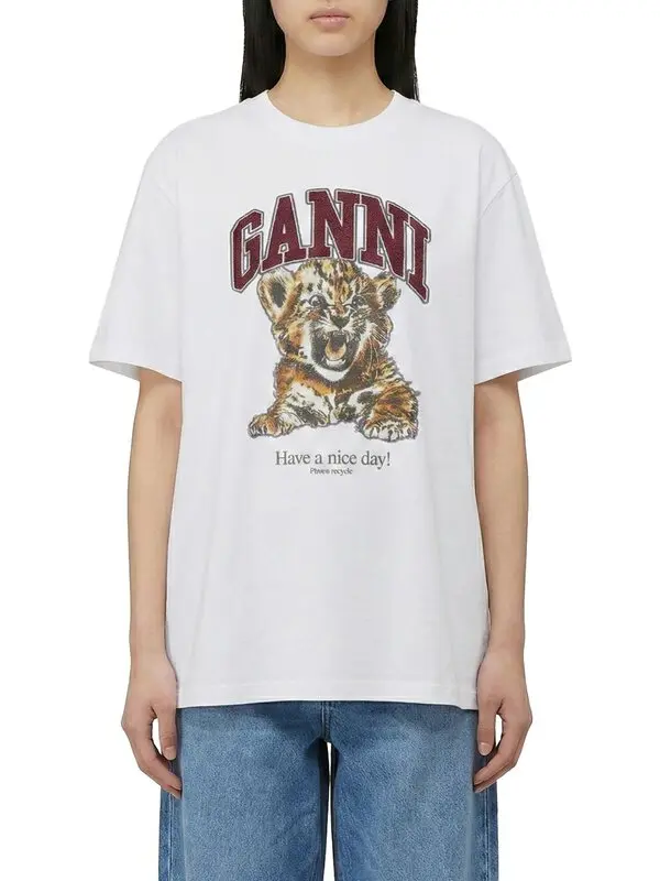 GANNI T-shirt - White