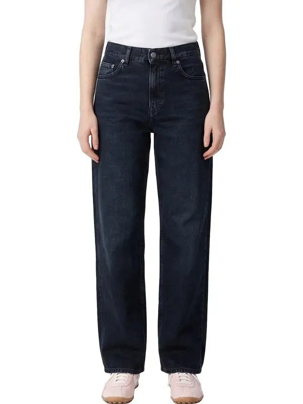 HAIKURE Straight Leg Jeans - Black