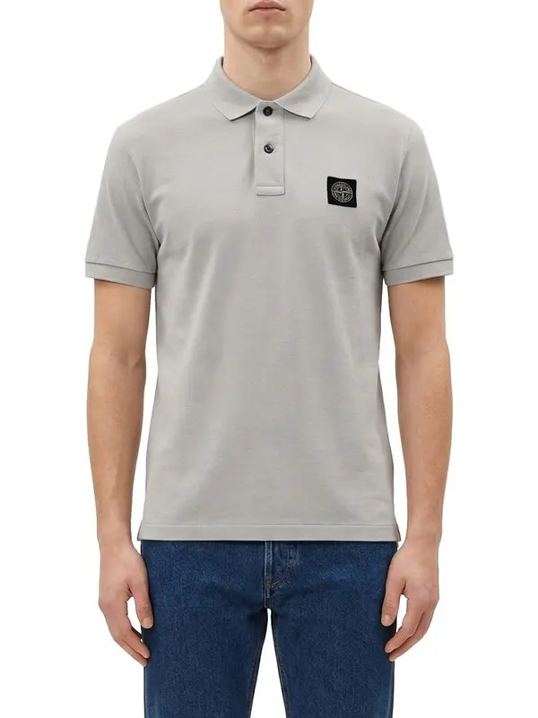 Stone Island Polo Shirt - Gnawed Blue