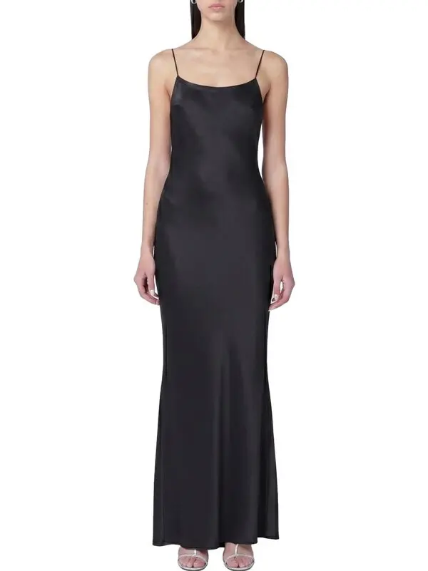 Andamane Spaghetti Strap Maxi Dress - Black