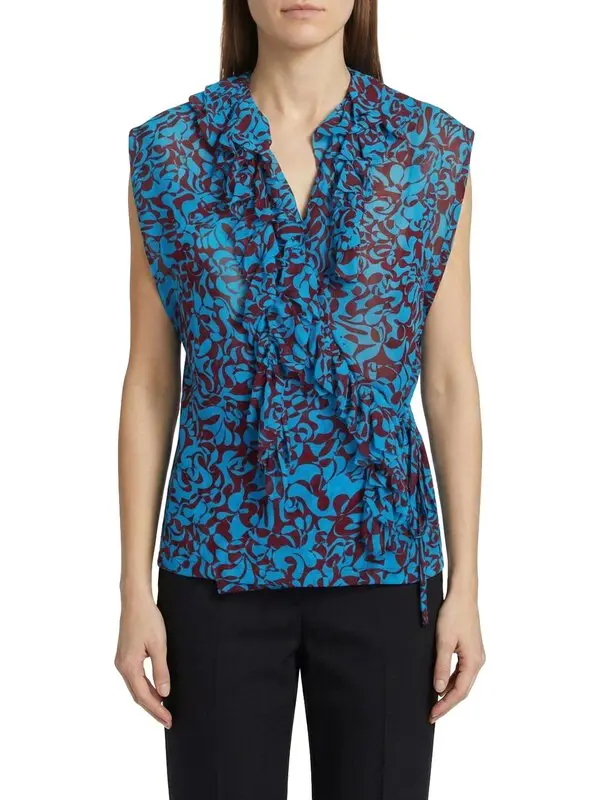 Dries Van Noten Top - Blue