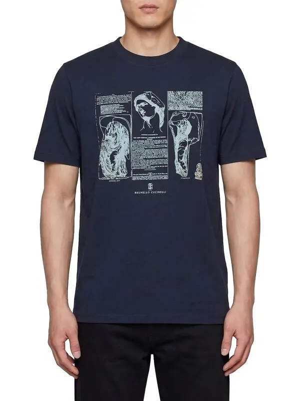 Brunello Cucinelli T-shirt - Blue