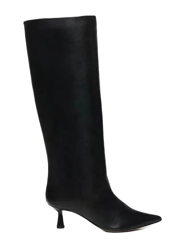 GIULIANO GALIANO Pointed-toe Stiletto Boots - Black