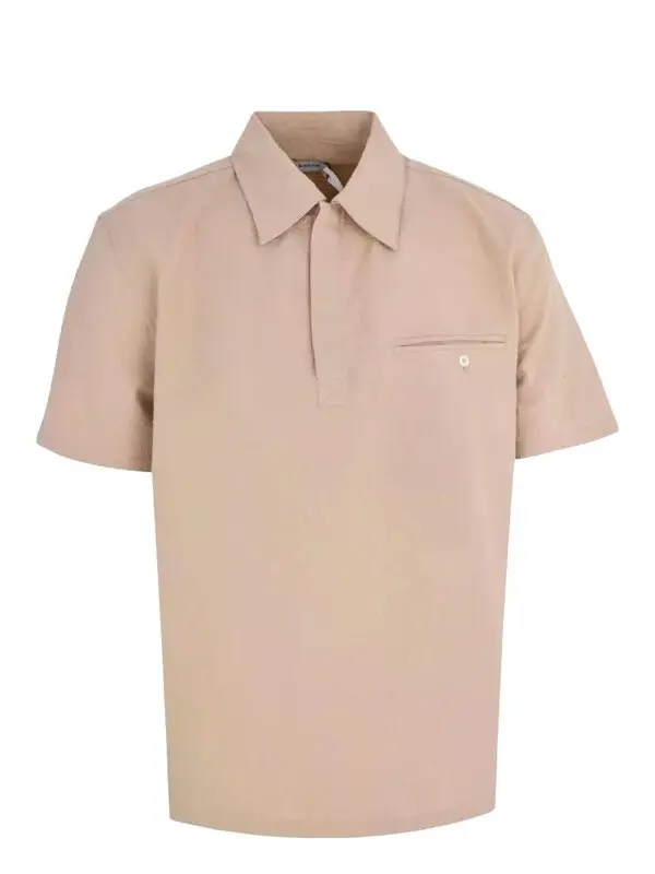 Simkhai Cormac Short-sleeve Polo Shirt - Neutrals