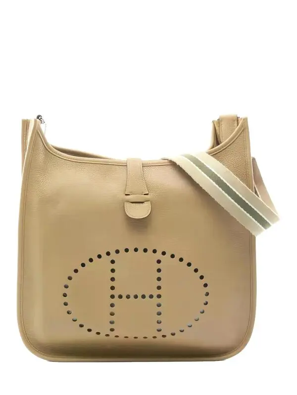 Hermès 2008 Gm Evelyn Leather Shoulder Bag - Neutrals