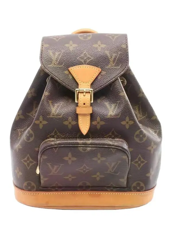 LOUIS VUITTON 1996 Mini Monogram Backpack - Brown