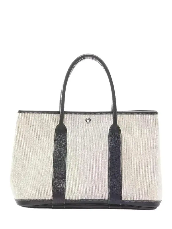 Hermès 2006 Garden Party Pm Ribbon Tote Bag - Neutrals