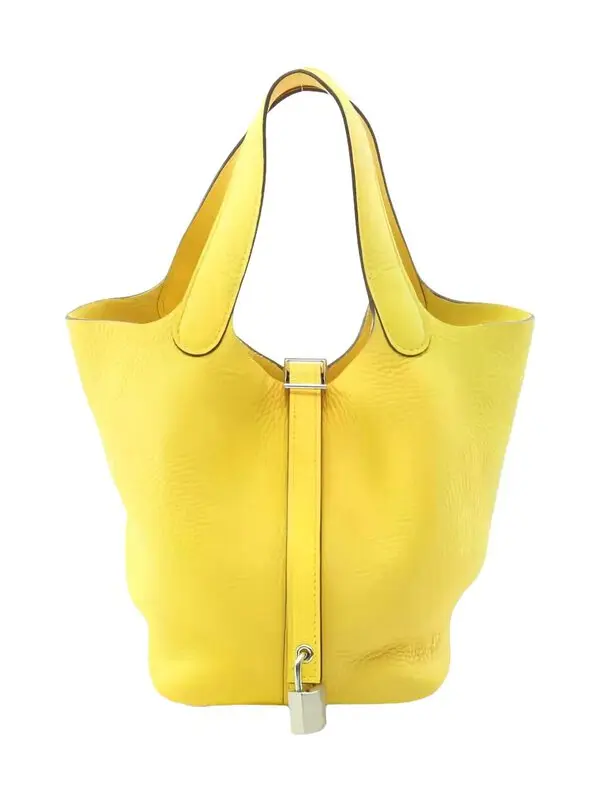 Hermès 2021 Pm Picotin Lock Handbag - Yellow