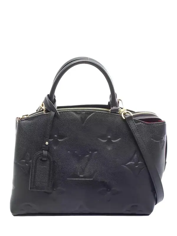 LOUIS VUITTON Petit Palais Monogram Tote Bag - Black