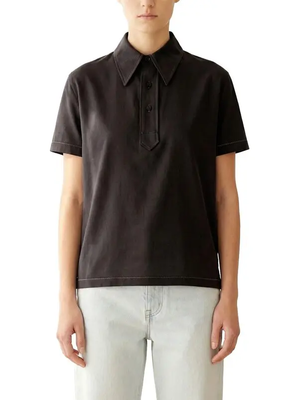 MAISON MARGIELA Polo Shirt - Black