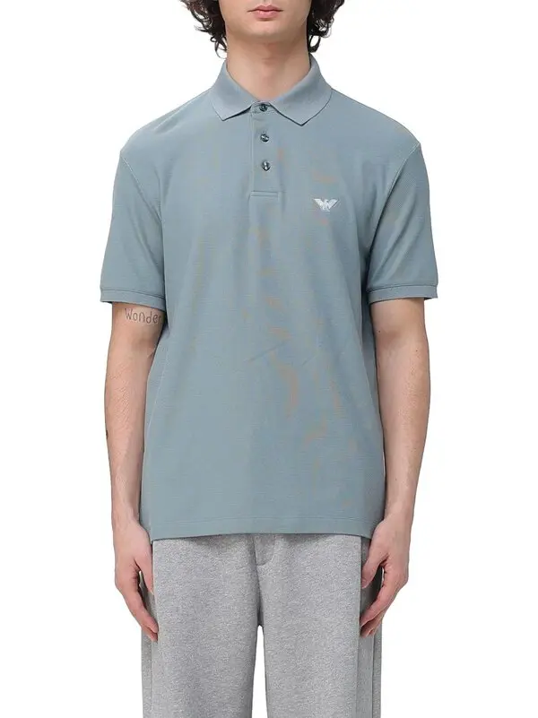 Emporio Armani Polo Shirt - Gnawed Blue