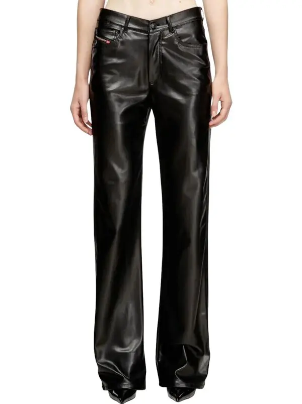 DIESEL® Wide Leg Trousers - Black