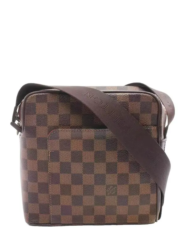 LOUIS VUITTON 2005 Olaf Pm Damier Crossbody Bag - Brown