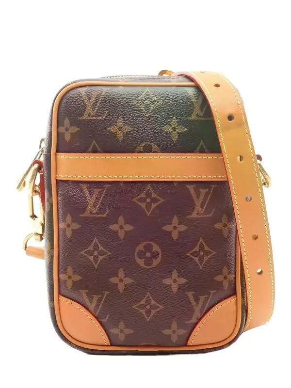 LOUIS VUITTON 2010s Danube Monogram Shoulder Bag - Brown