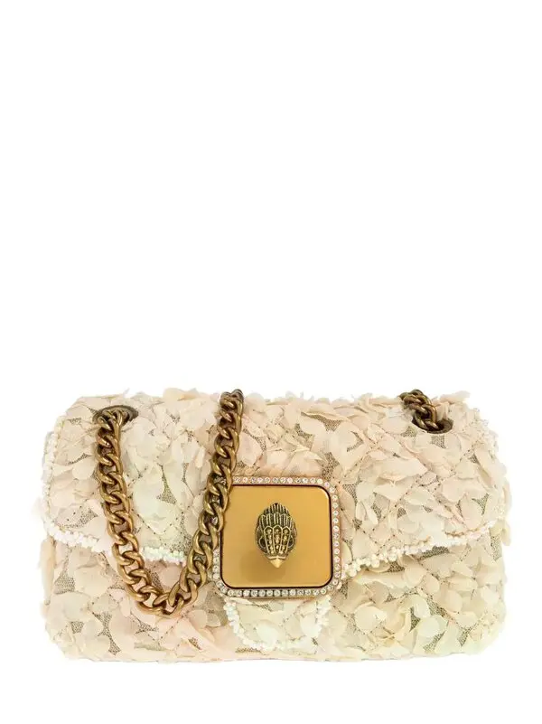 Kurt Geiger Embellished Mini Pimlico Shoulder Bag - Neutrals