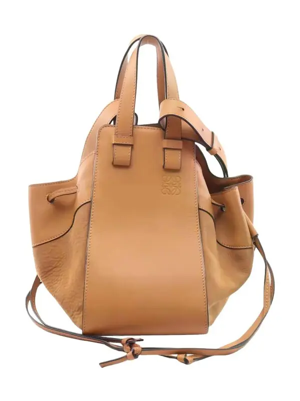 Loewe 2010s Small Hammock Drawstring Tote Bag - Brown