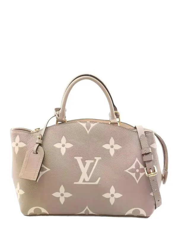 LOUIS VUITTON Petit Palais Monogram Leather Tote Bag - Neutrals