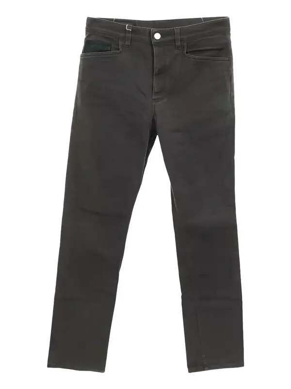 Hermès 2000s Belt-loop Trousers - Grey