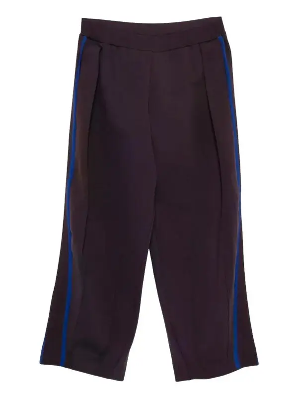 CROQUIS Oversized Stretch Trousers - Purple