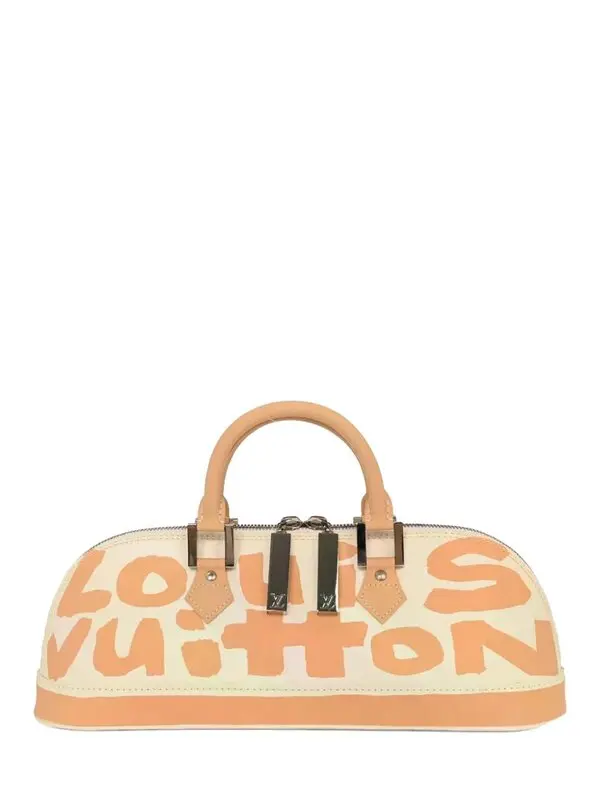 LOUIS VUITTON 2001 Alma Graffiti Tote Bag - Neutrals