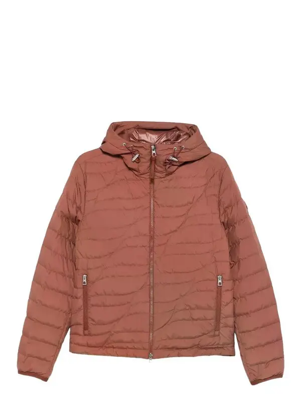 Moncler Chitu Quilted Hooded Jacket - Brown