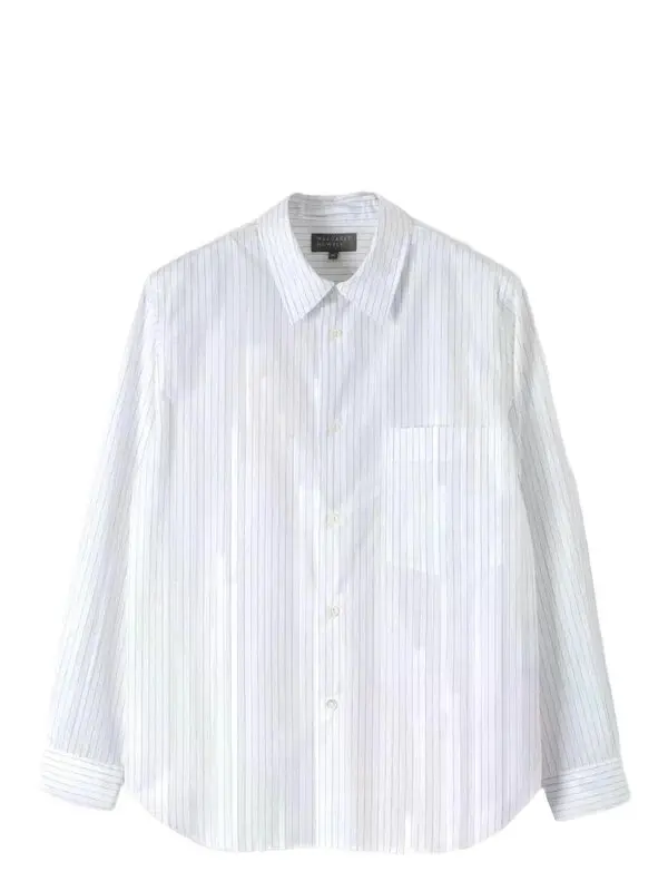 MARGARET HOWELL Pinstripe Shirt - White