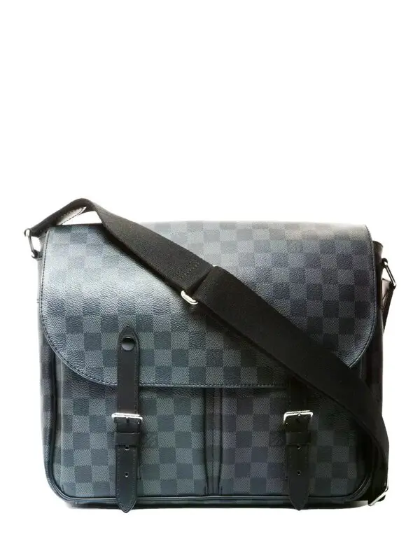LOUIS VUITTON Damier Check Messenger Bag - Grey