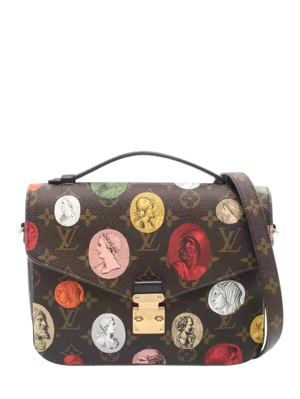 LOUIS VUITTON X Fornasetti 2010s Mm Metis Handbag - Brown
