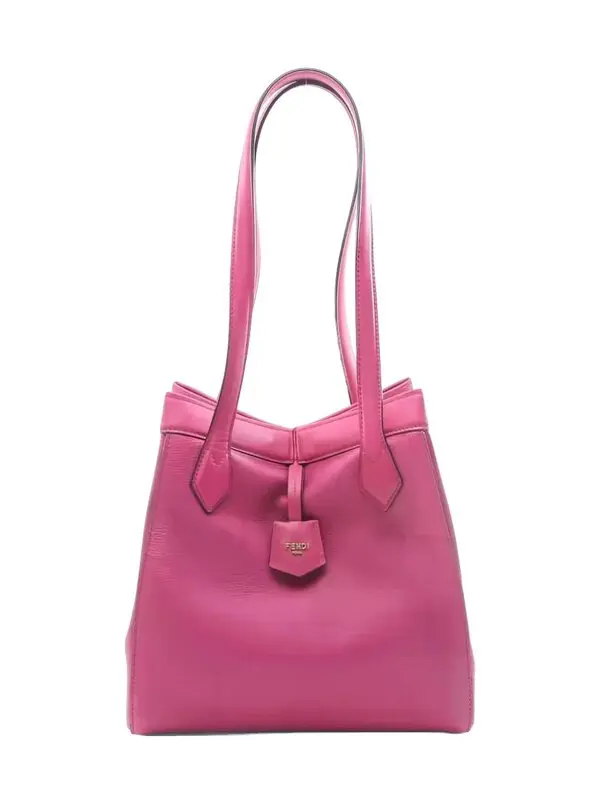 Fendi Origami Leather Tote Bag - Pink