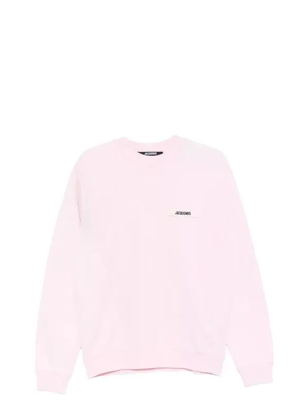 Jacquemus Logo-patch Sweatshirt - Pink