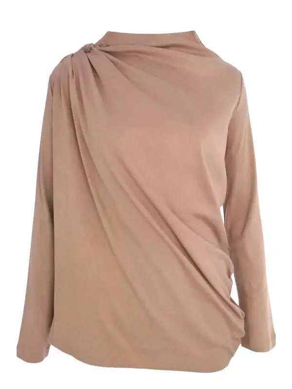 Fabiana Filippi Draped Embellished Top - Neutrals