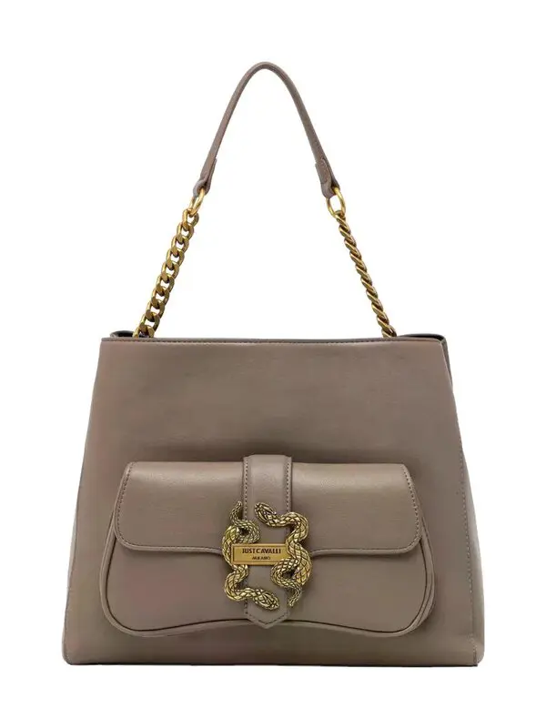 Just Cavalli Iconic Snakes Tote Bag - Neutrals