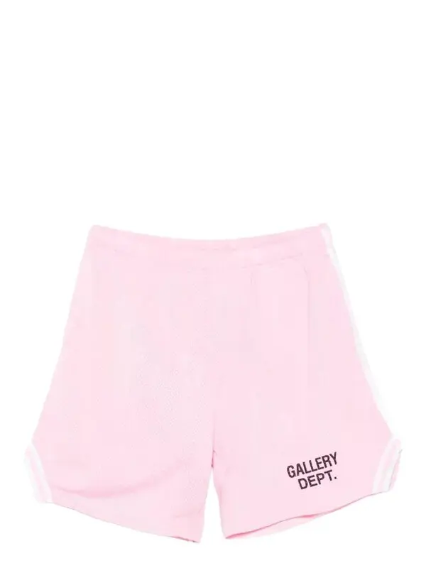 GALLERY DEPT. Logo-print Striped Shorts - Pink