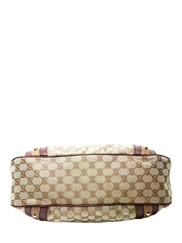 Gucci Interlocking G Canvas Bag - Neutrals