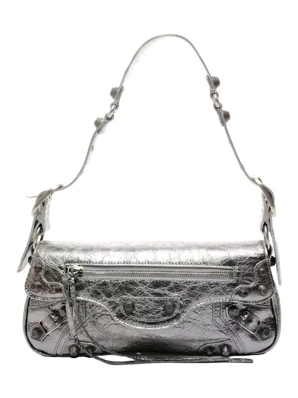 Balenciaga Studded Shoulder Bag - Silver