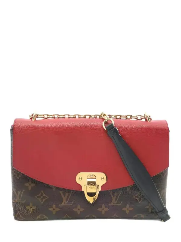 LOUIS VUITTON Saint-placide Monogram Chain Shoulder Bag - Red