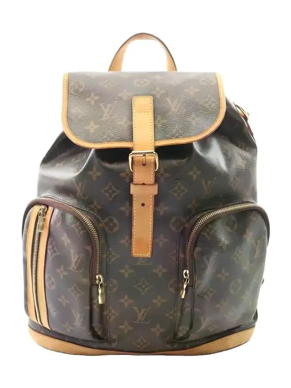 LOUIS VUITTON 2012 Sac Ad Bosforo Monogram Backpack - Brown