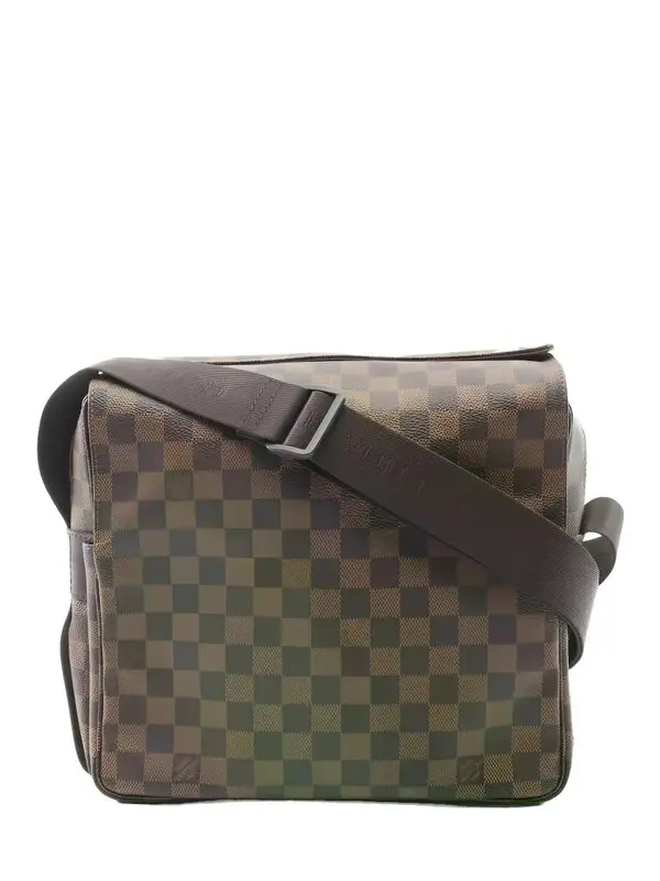 LOUIS VUITTON Naviglio Damier Ebène Shoulder Bag - Brown