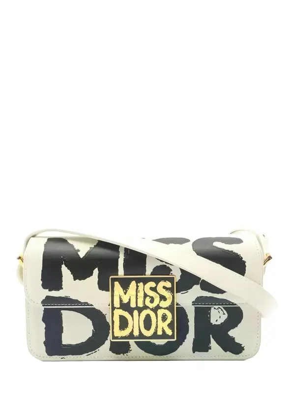 Dior 2010s Miss Leather Crossbody Bag - Neutrals