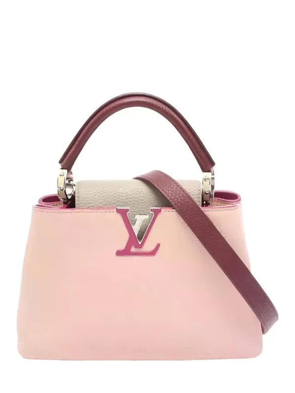 LOUIS VUITTON Capucines Bb Tote Bag - Pink