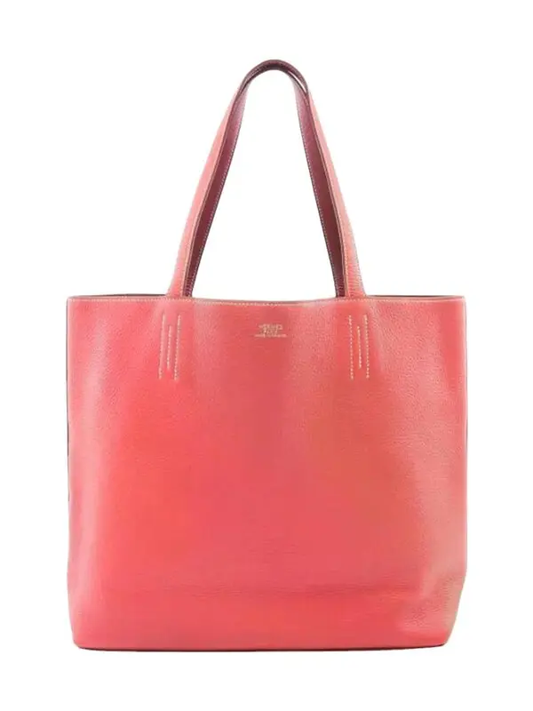 Hermès 2011 45 Leather Tote Bag - Red