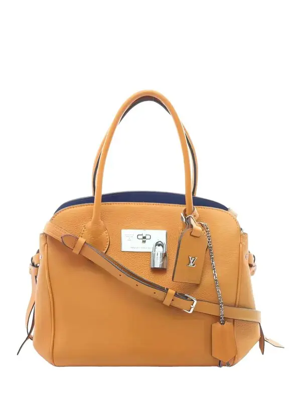 LOUIS VUITTON Pm Mila Leather Tote Bag - Orange