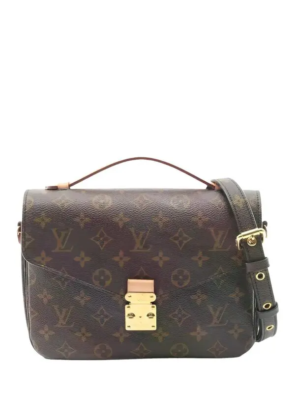 LOUIS VUITTON Metis Monogram Tote Bag - Brown