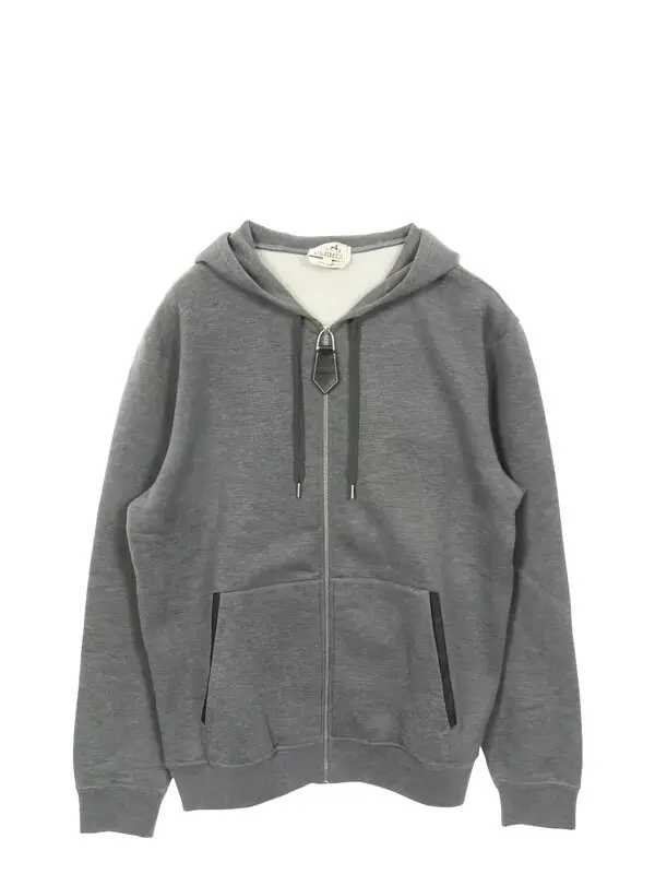 Hermès Zip-up Hoodie - Grey