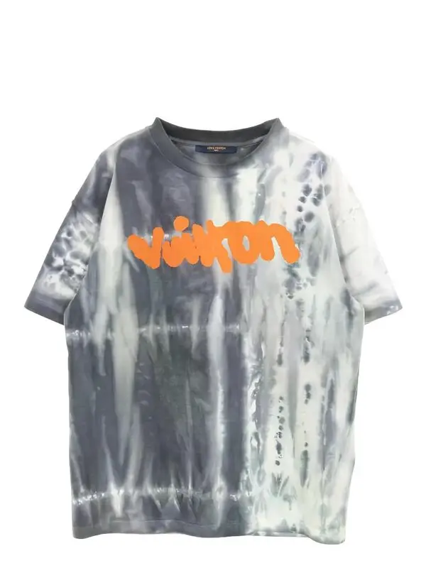 LOUIS VUITTON Tie-dye Short-sleeved T-shirt - Grey