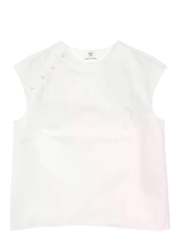 Hermès 2010s Crew-neck Blouse - White