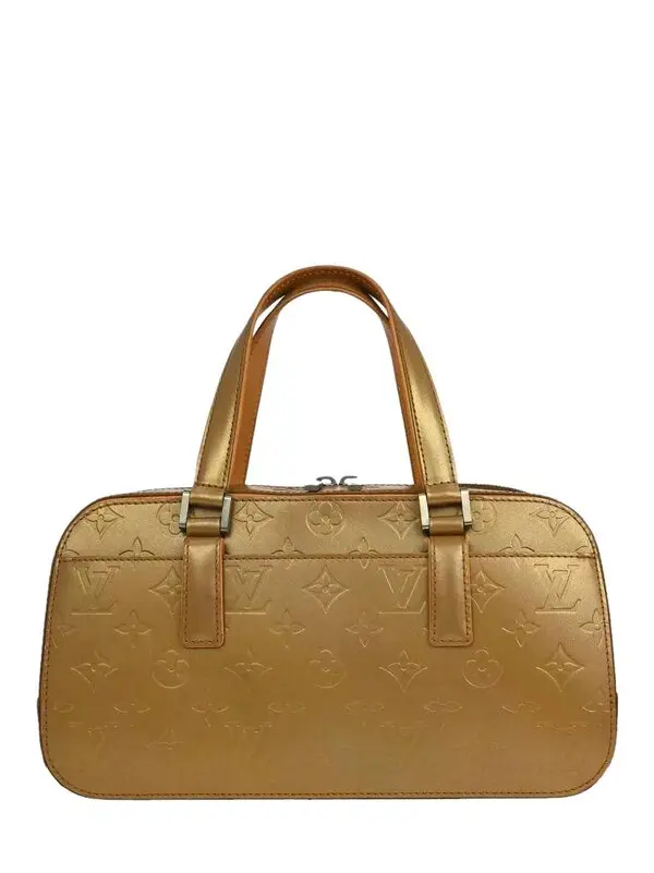 LOUIS VUITTON 2003 Shelton Monogram-embossed Mm Tote Bag - Brown