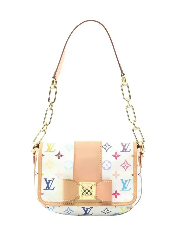 LOUIS VUITTON 2010s Patty Monogram Shoulder Bag - White