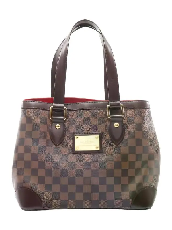 LOUIS VUITTON 2007 Hampstead Pm Tote Bag - Brown